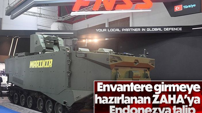 TSK'nın yeni aracı ZAHA ilk kez yurt dışına çıktı