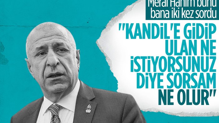Ümit Özdağ: Akşener bana Kandil'e gitsem diye sordu Ümit Özdağ: Akşener bana Kandil'e gitsem diye sordu