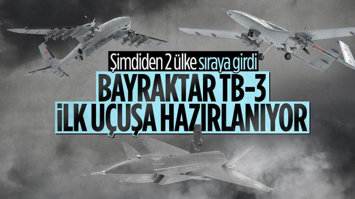 Bayraktar TB3 üretim hattına girdi