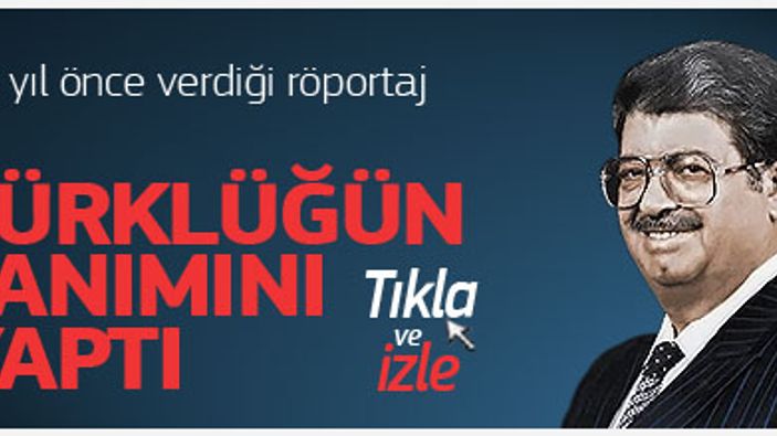 Özal'ın son röportajı