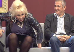 Sema Çelebi'den canlı yayın frikiği