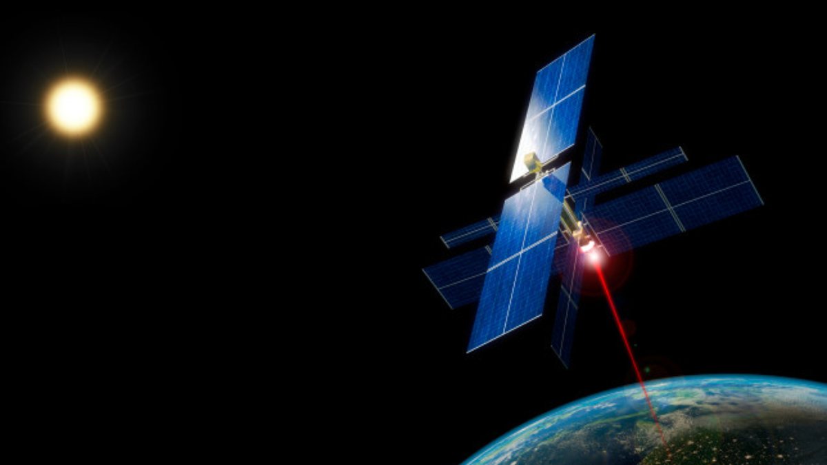 Solar panel that can send electricity from satellite to all over the ...