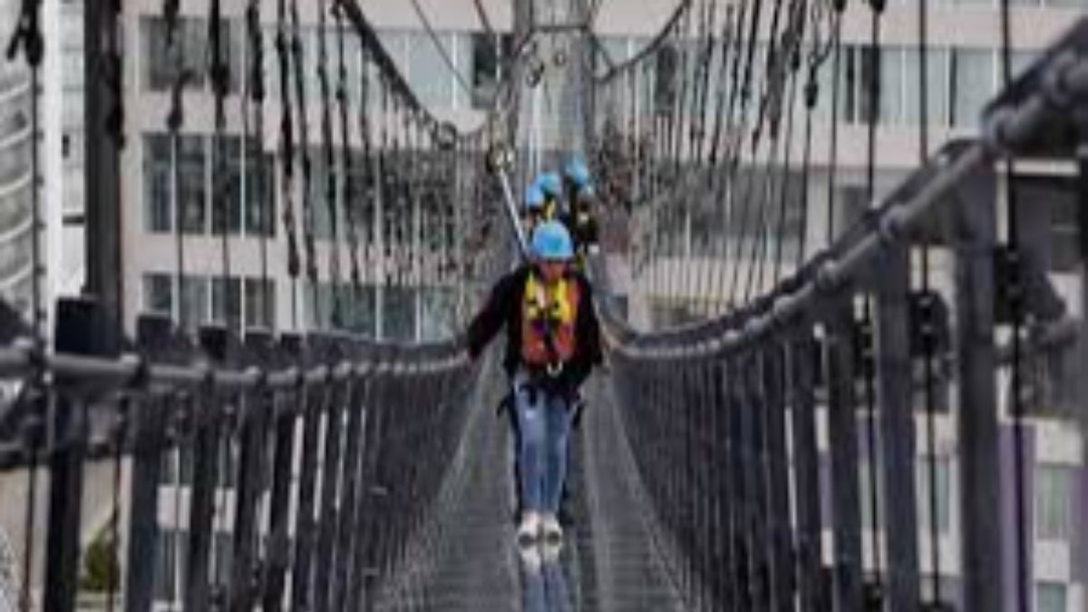 Latin America’s longest glass bridge in Mexico sways like a cradle in ...