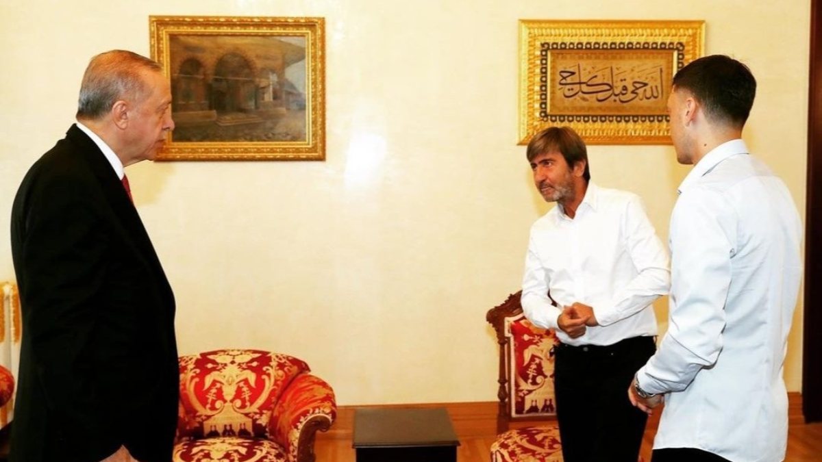 Cumhurbaşkanı Erdoğan, Mesut Özil ile bir araya geldi