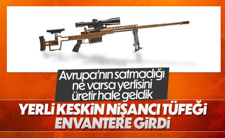 Türkiye'nin ilk değişken kalibreli keskin nişancı tüfeği "KN-12 ...