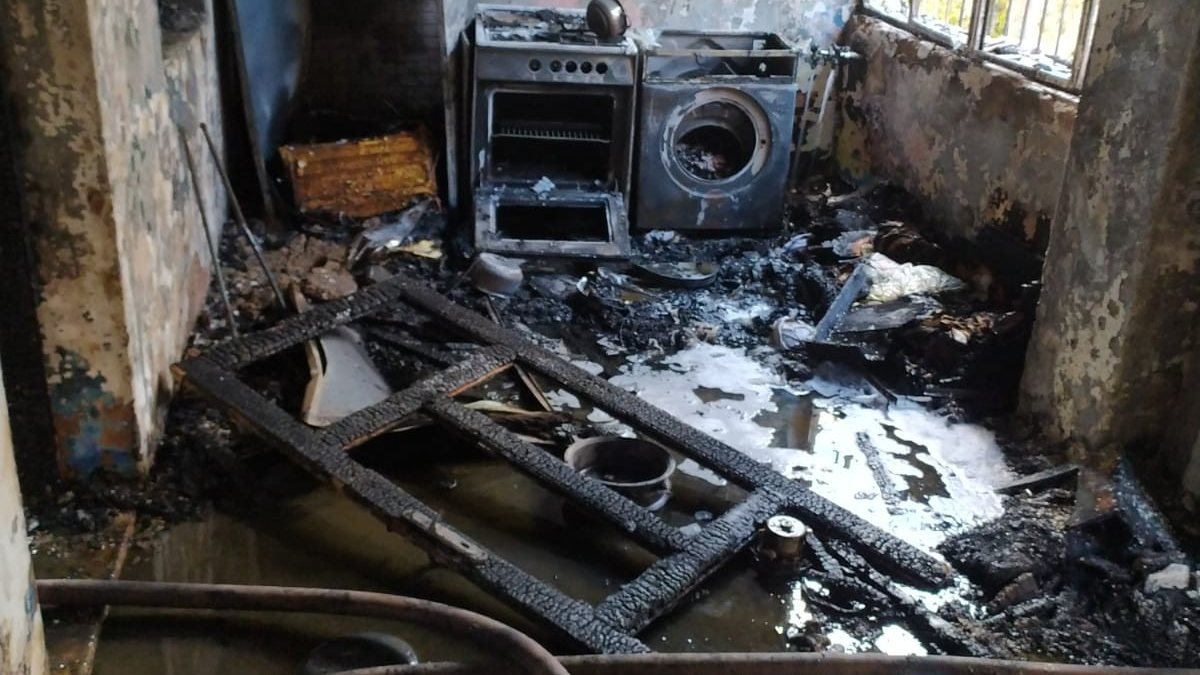 Aydın'da tüpten sızan gaz, bomba gibi patladı