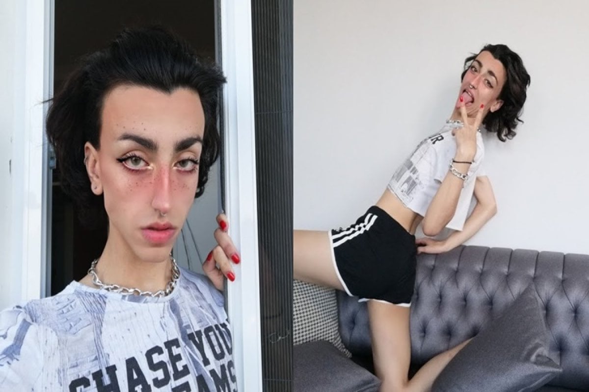 Cinsiyet değiştiren Mika Can Raun'un eski hali ortaya çıktı! Gören ...