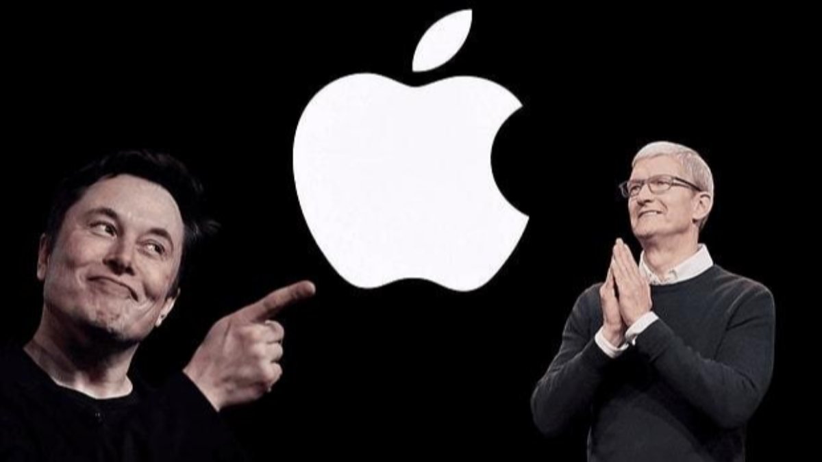 Elon Musk, Apple CEO'su Tim Cook'u ziyaret etti