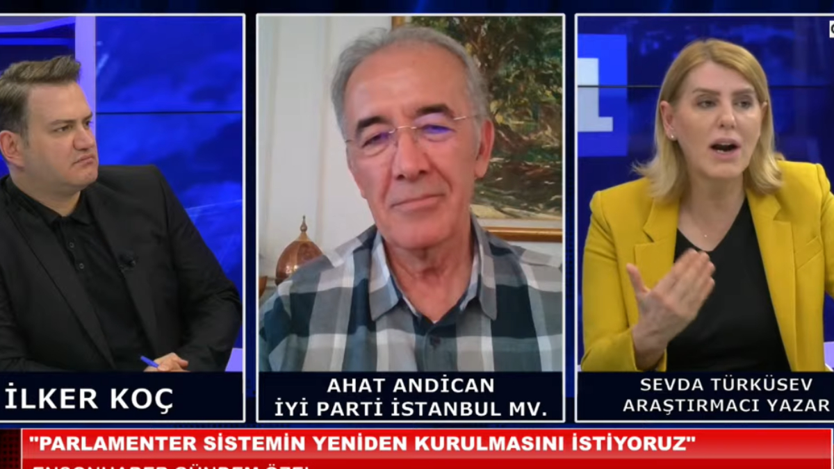 Sevda Türküsev ile Ahat Andican Ensonhaber'de tartıştı: Her söylediğime ...