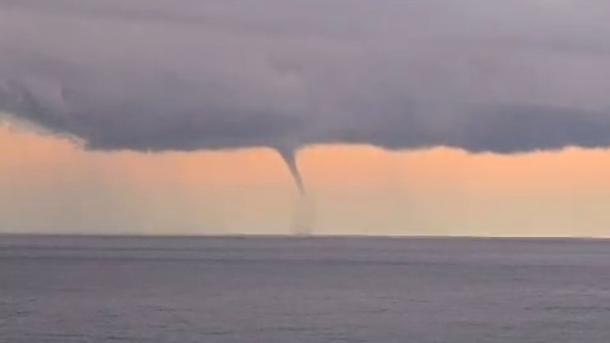 Ordu'da denizde hortum: O anlar cep telefonu kamerasında - Ensonhaber