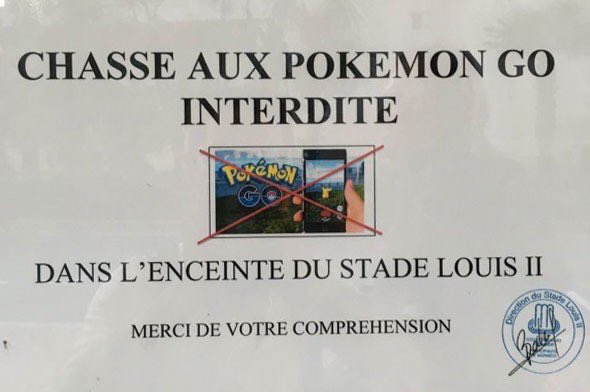 Monaco Stadı'nda Pokemon GO yasağı