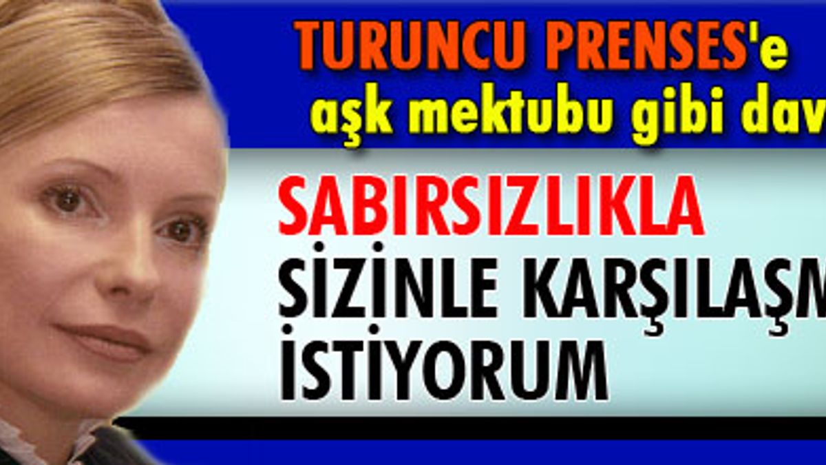 Yuliya Timoşenko'ya aşk mektubu - En Son Haber