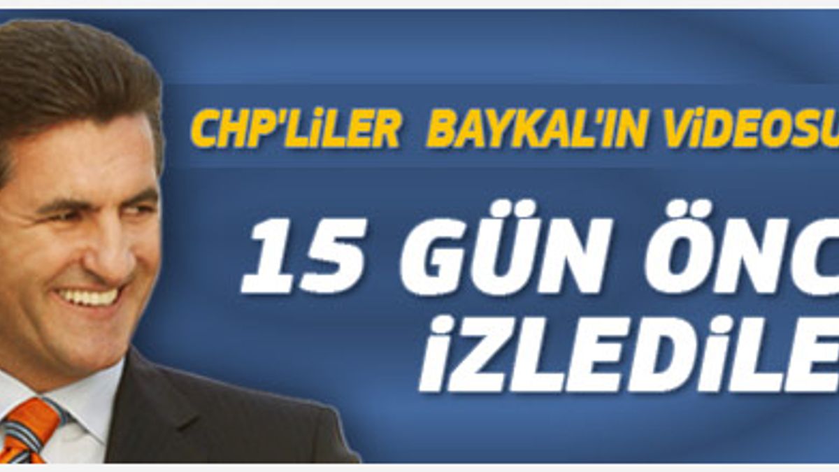 Sarıgül: Baykal'a kaset 15 gün önce gitti