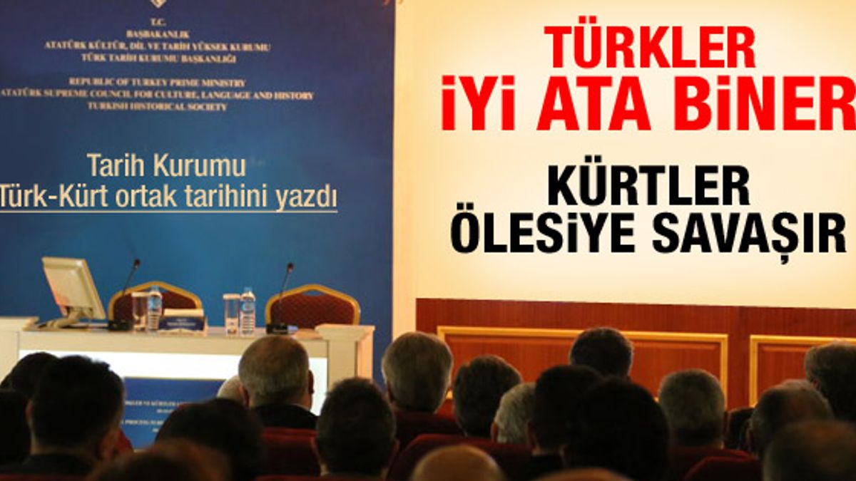 Tarih Kurumu'ndan Türk-Kürt tarihinin ortak noktaları