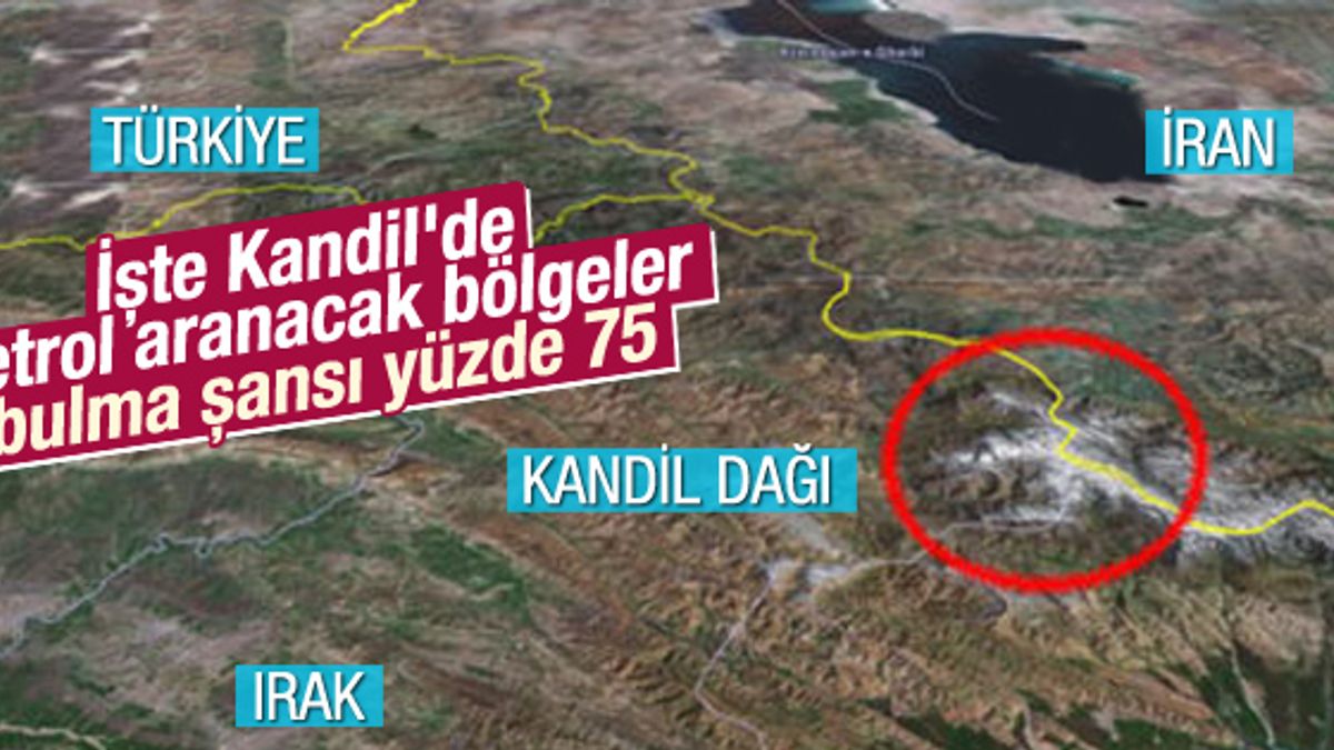Kandil Dağı'nda petrol çıkma şansı yüzde 75 - En Son Haber