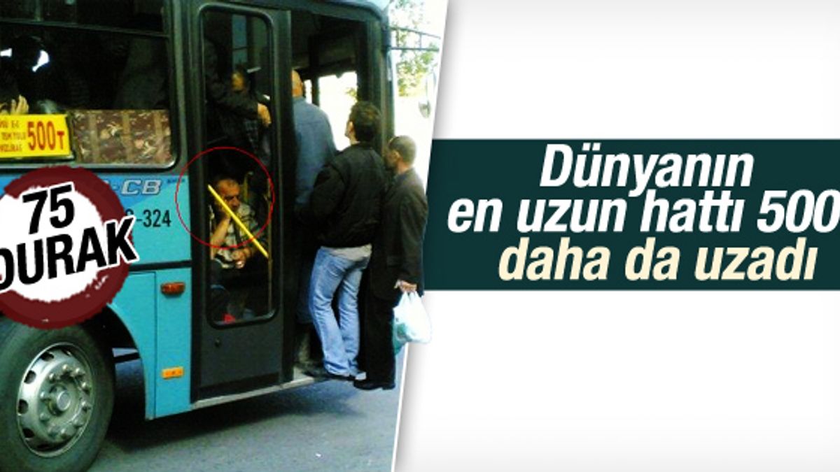 500T'nin güzergahı değişti