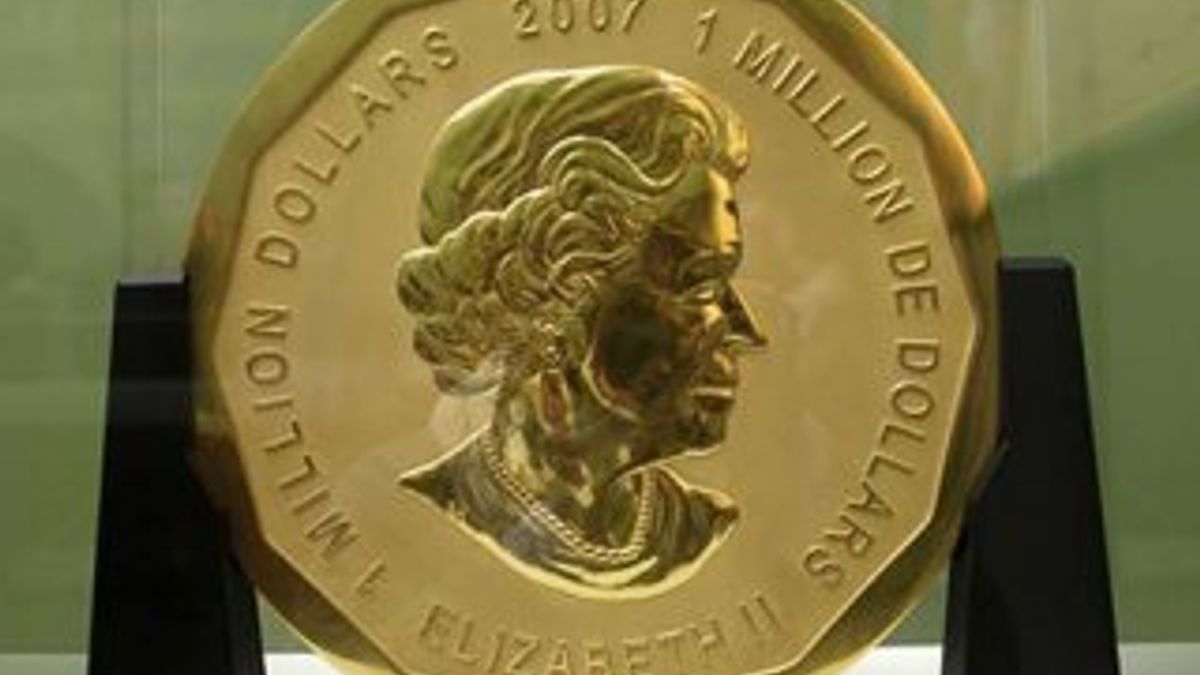 Almanya'da 100 kiloluk altın sikke çalındı