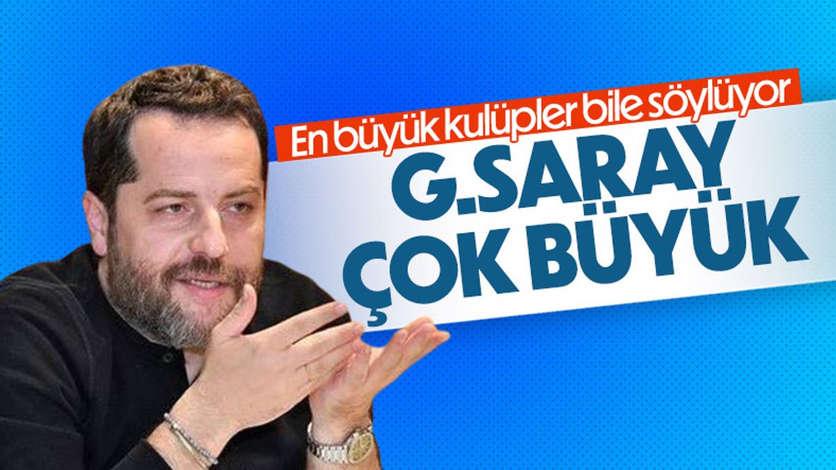 Erden Timur: En büyük kulüpler bile 'Galatasaray çok büyük bir camia' diyor