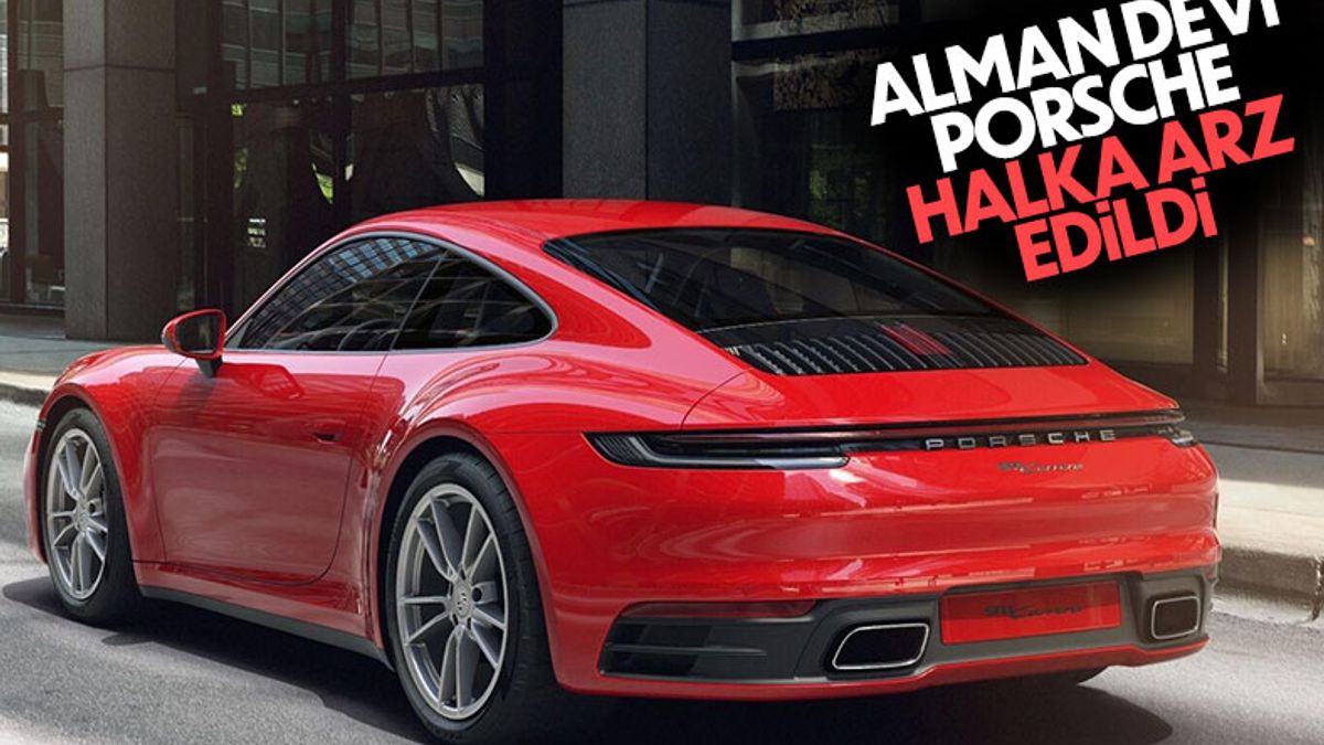 Alman devi Porsche halka arz edildi