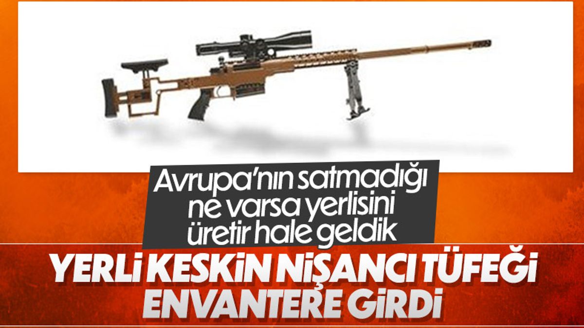 Türkiye'nin ilk değişken kalibreli keskin nişancı tüfeği "KN-12 ...