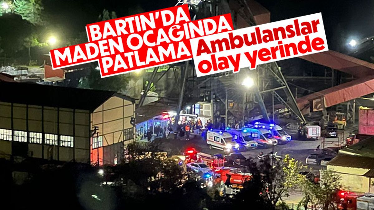 Bartın Amasra'da maden ocağında patlama