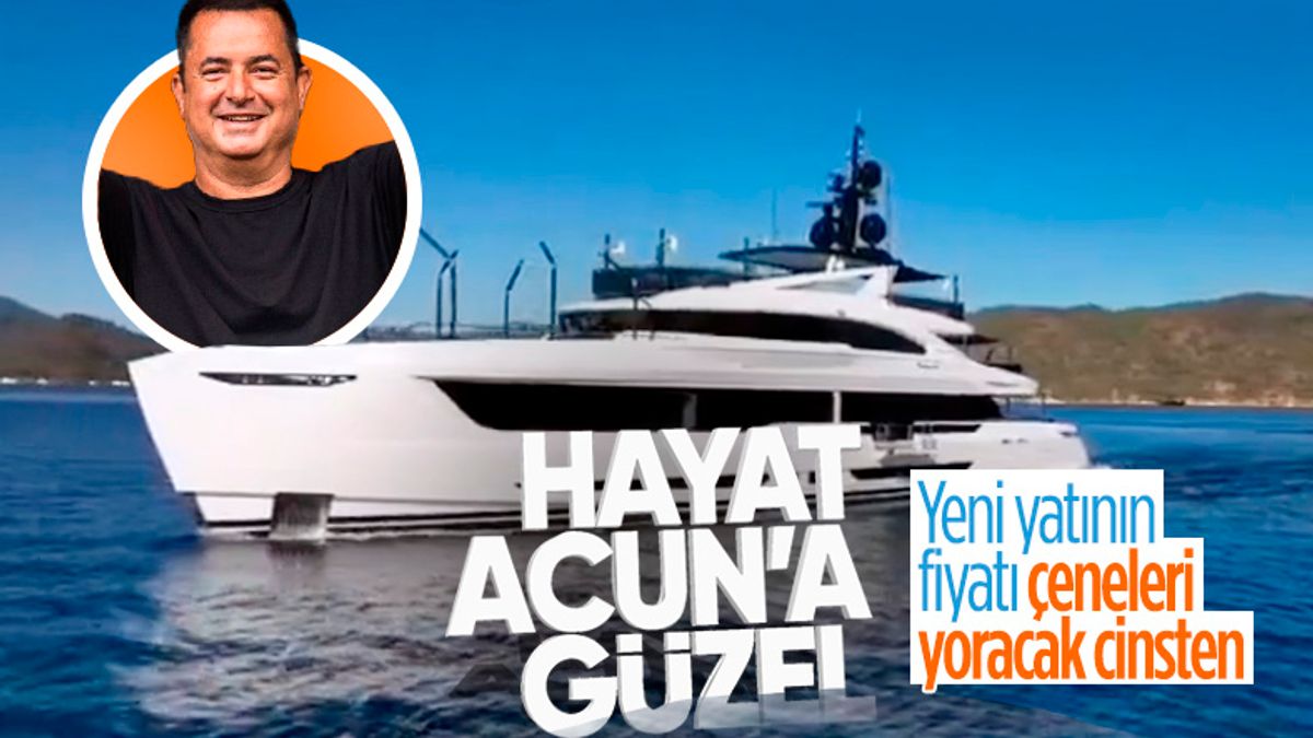 Acun Ilıcalı'nın 370 milyon TL'lik yeni yatı