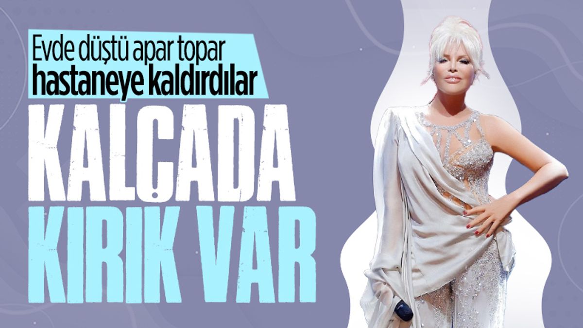 Ajda Pekkan'ın kalça kemiği kırıldı