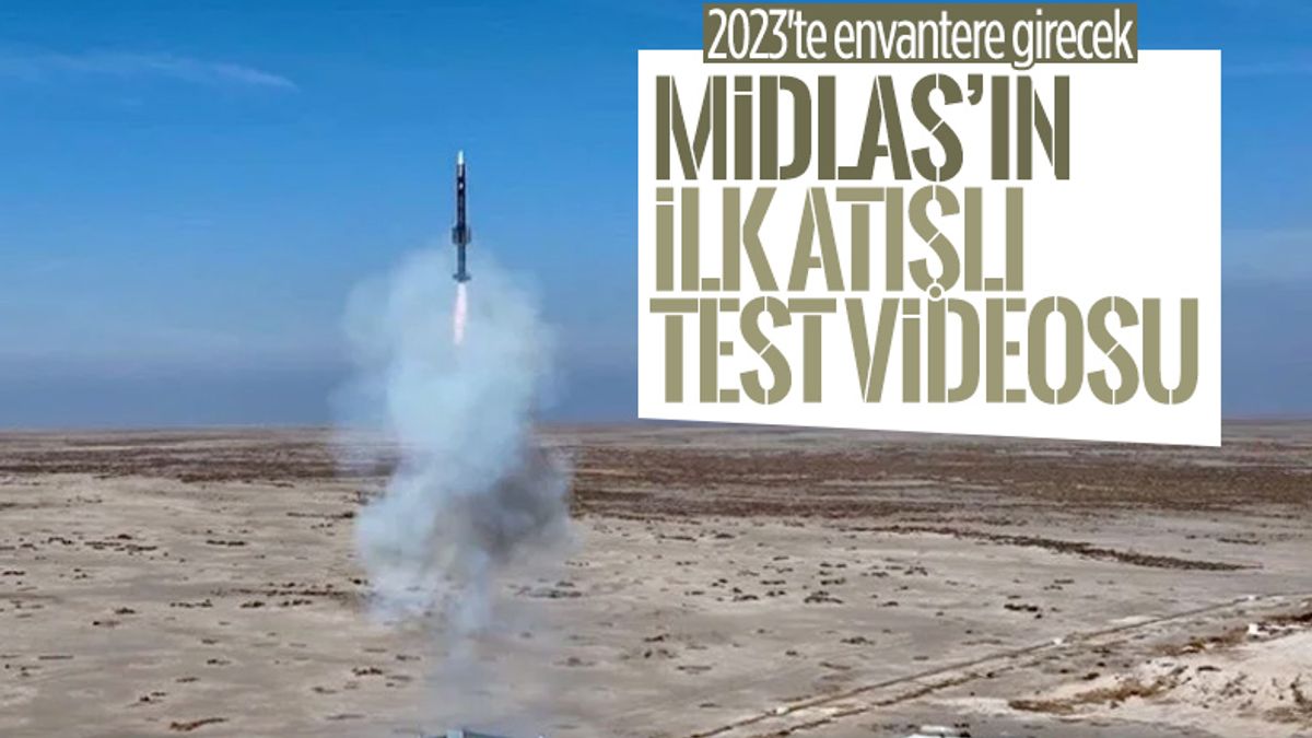 MİDLAS, ilk atışlı testi başarıyla geçti