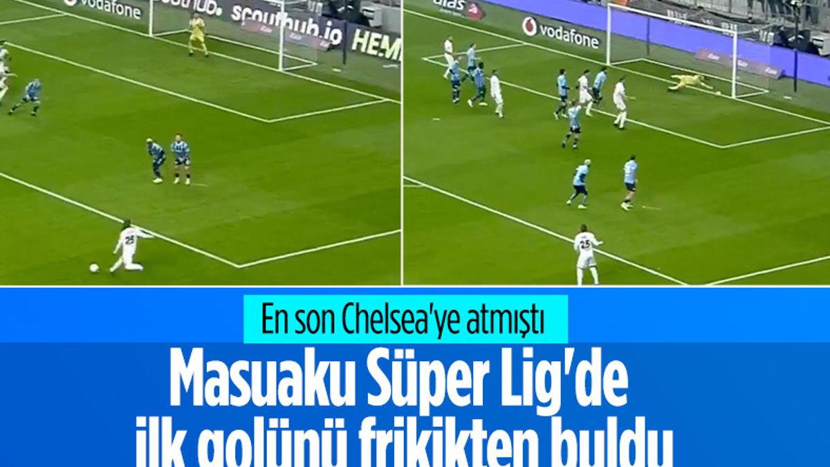 Arthur Masuaku'dan şık frikik golü
