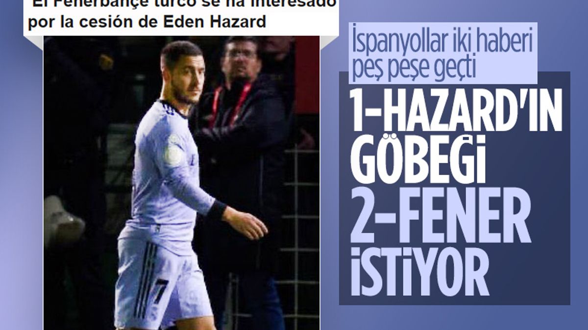 Fenerbahçe Eden Hazard'ı istiyor