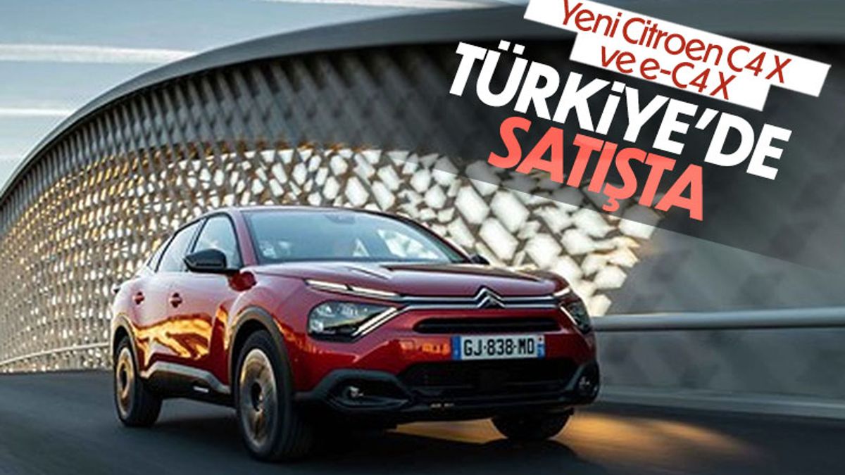 Yeni Citroen C4 X ve e-C4 X Türkiye’de