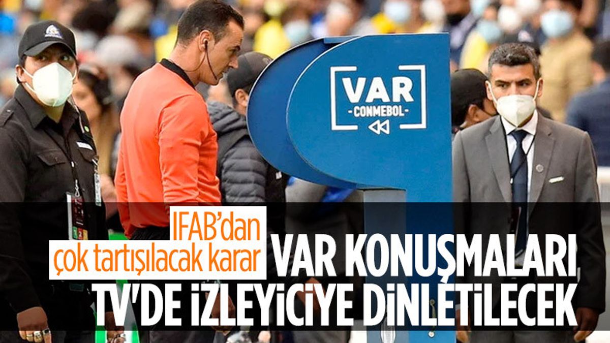 IFAB'dan yeni VAR kararı