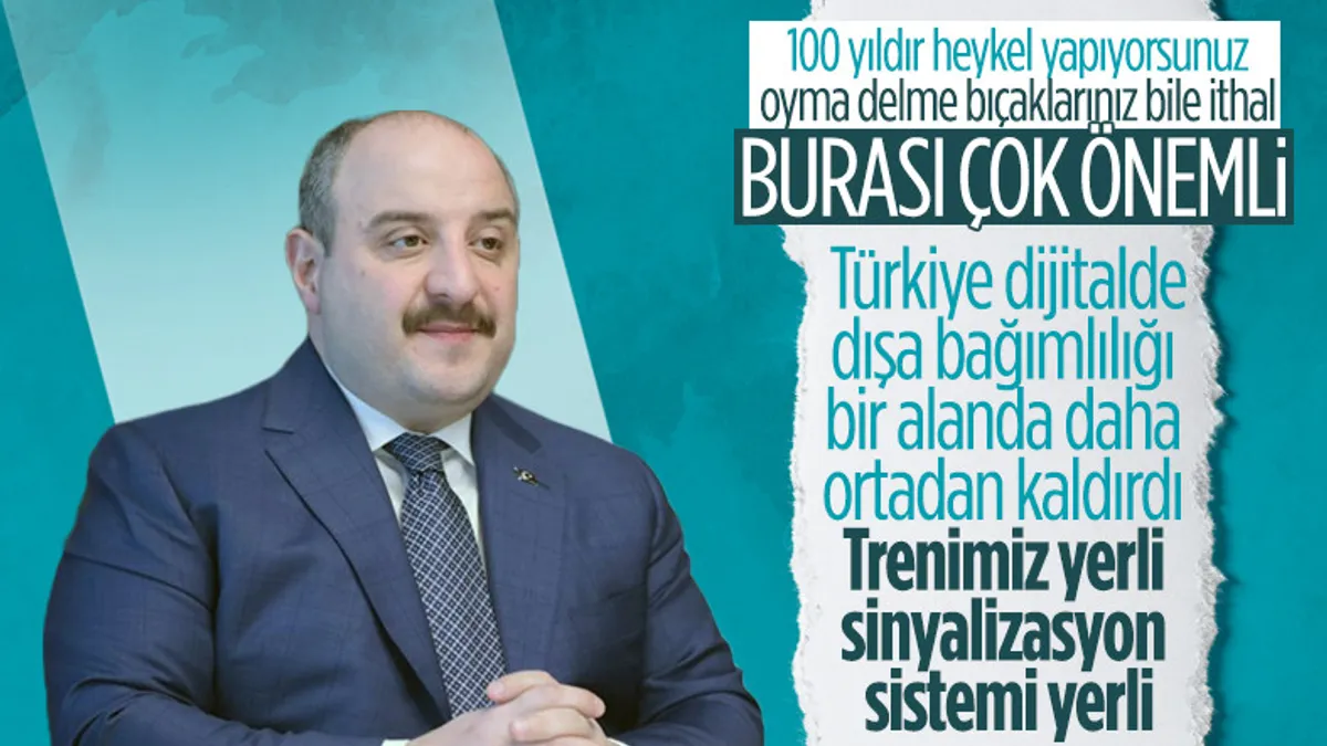 Mustafa Varank: Yerli ve milli sinyalizasyon sistemini devreye aldık