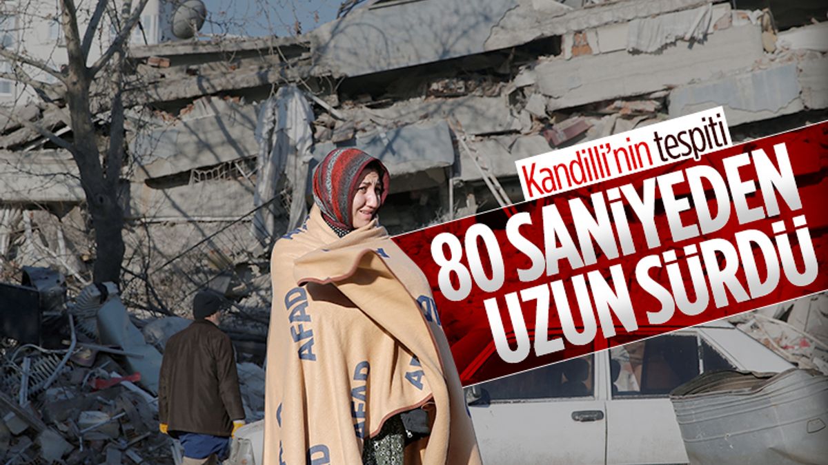 Kandilli Rasathanesi'nden Pazarcık depremi açıklaması: 80 saniyeden ...