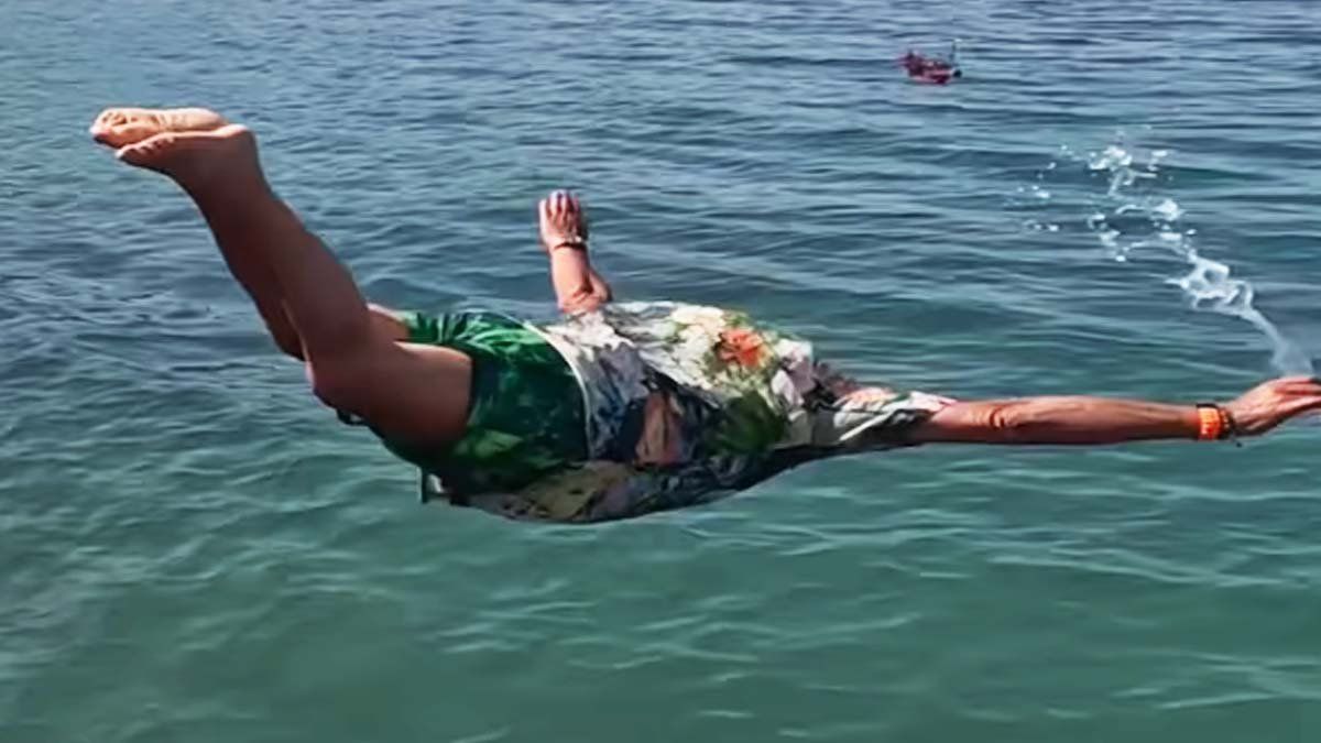 Fedon denize düştü