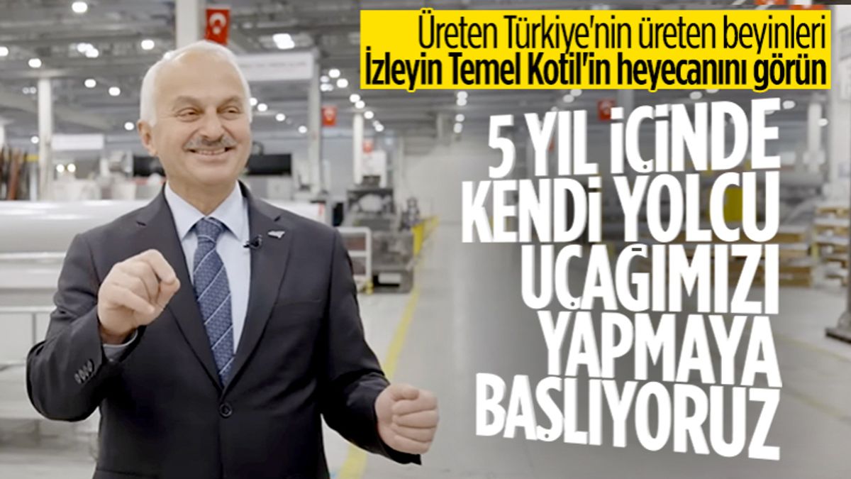 Temel Kotil Yerli Yolcu Uçağı Için Tarih Verdi
