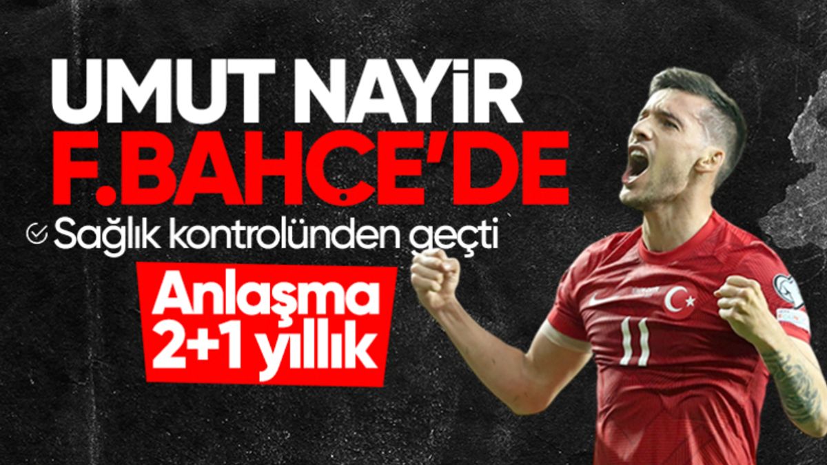Umut Nayir, Fenerbahçe'de! İşte anlaşmanın detayları