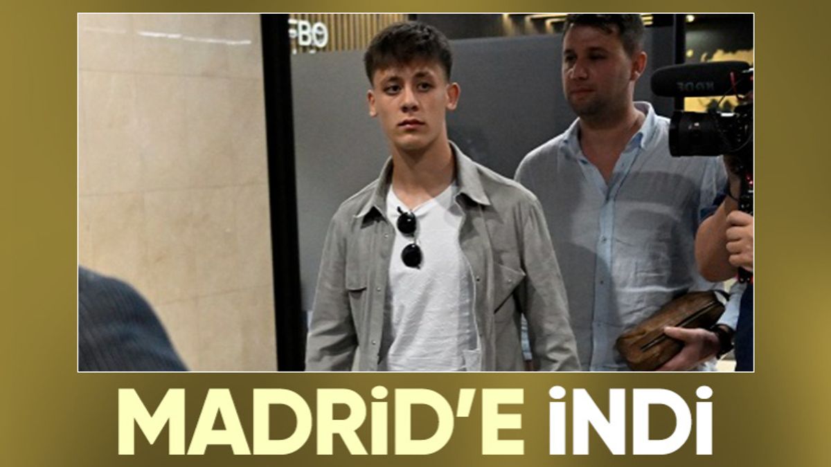 Arda Güler, Madrid'e indi