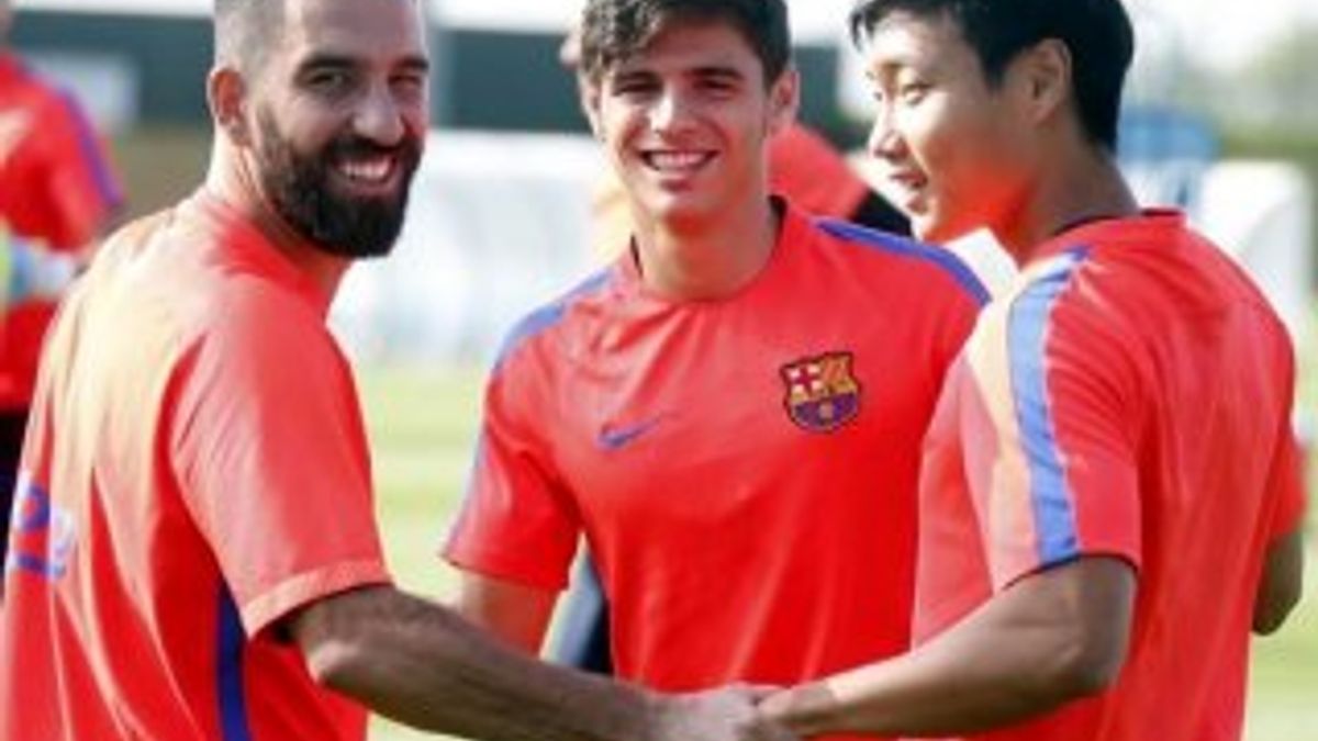 Arda Barcelona B Takım'ı ile antrenmana çıktı