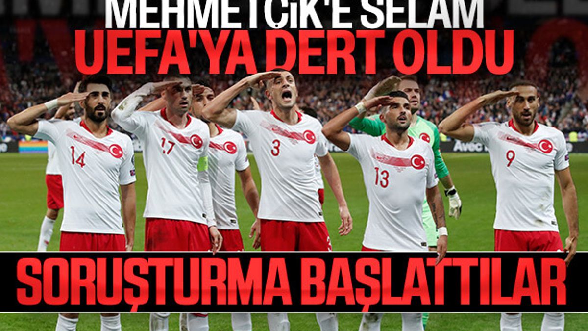 UEFA'dan 'asker selamı' soruşturması