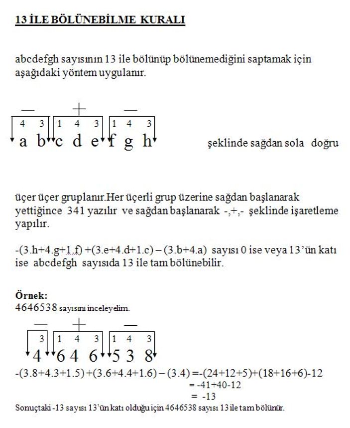 Matematikte yeni adım..