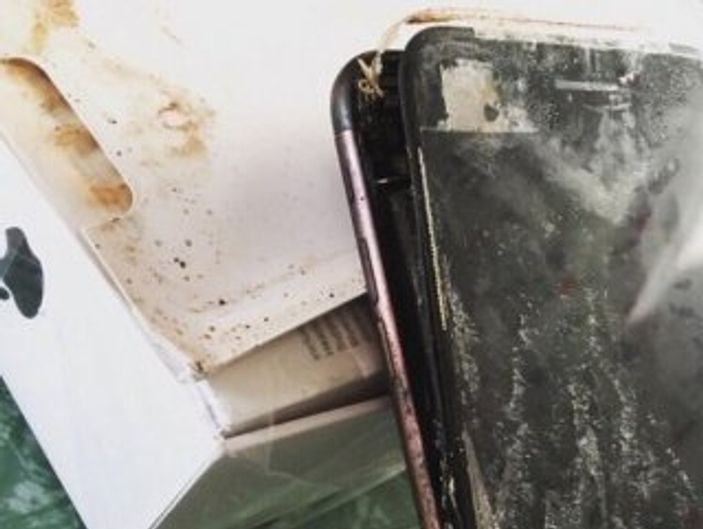 iPhone 7 patladı