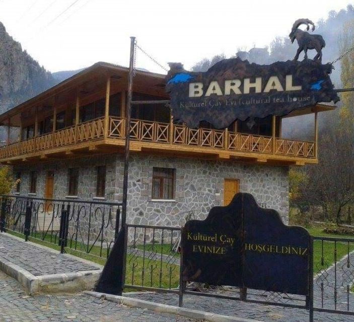 Yusufeli'nin Barhal köyünde korkutan yangın